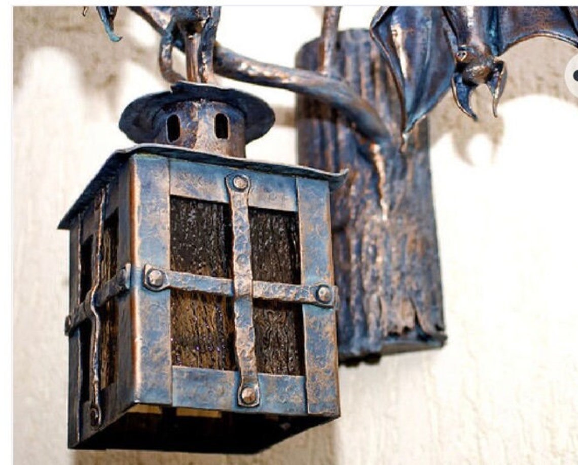 Wall Sconce Outdoor Sconce Outside Sconce Bat Sconce - Etsy