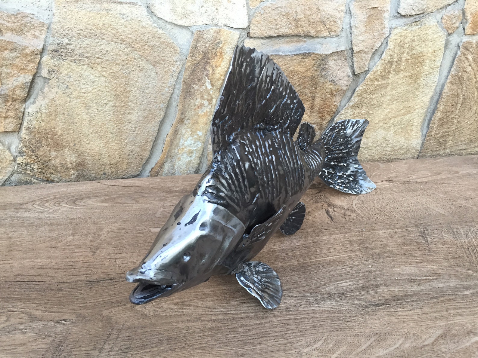 Metal Fish Hand Forged Fish Fish Artwork Custom Fish Fish - Etsy
