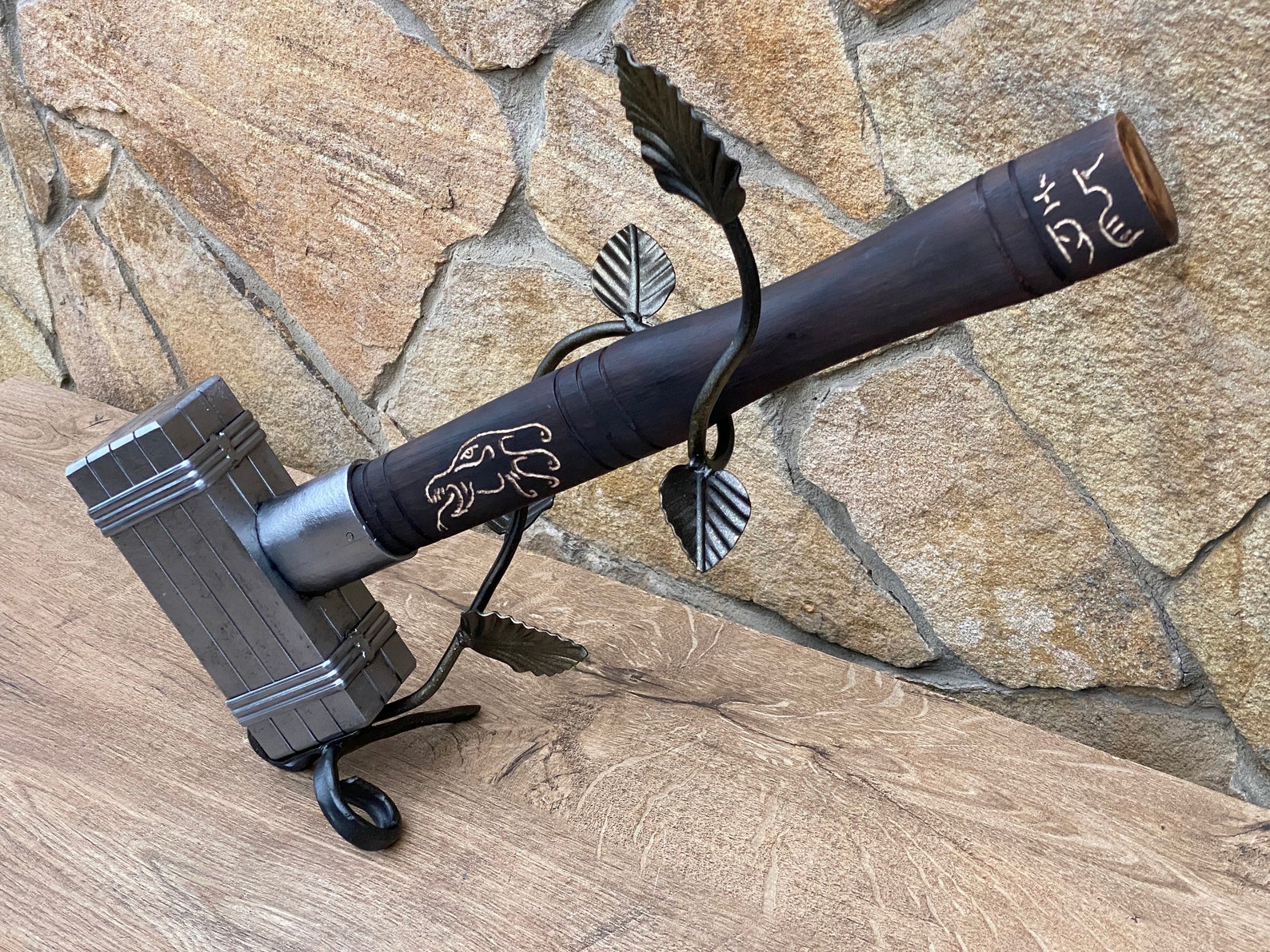 Viking Axe Hand Forged Hammer Thor Hammer Decorative | Etsy