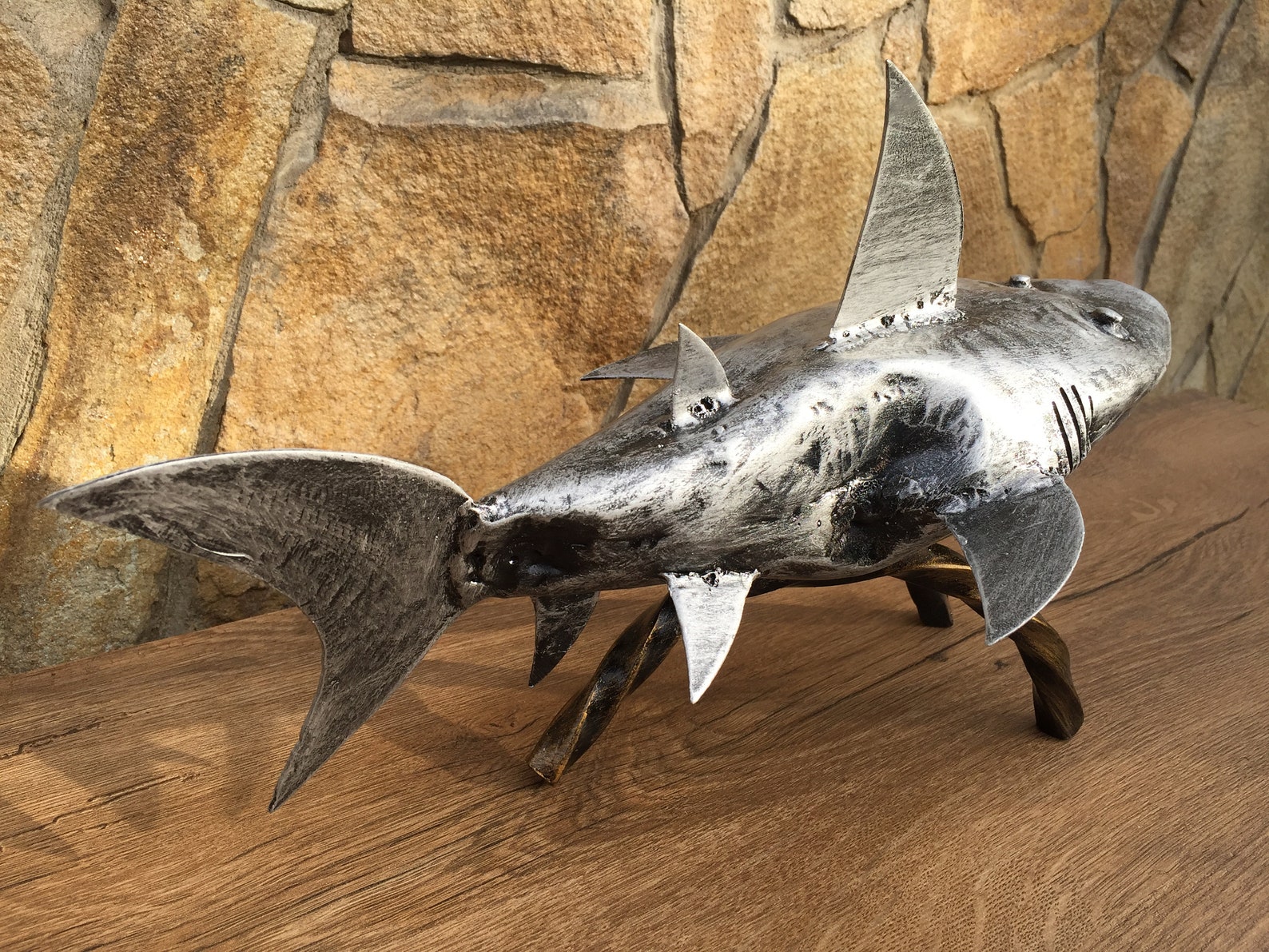 Metal Shark Shark Decor Shark Party Shark Birthday Party - Etsy