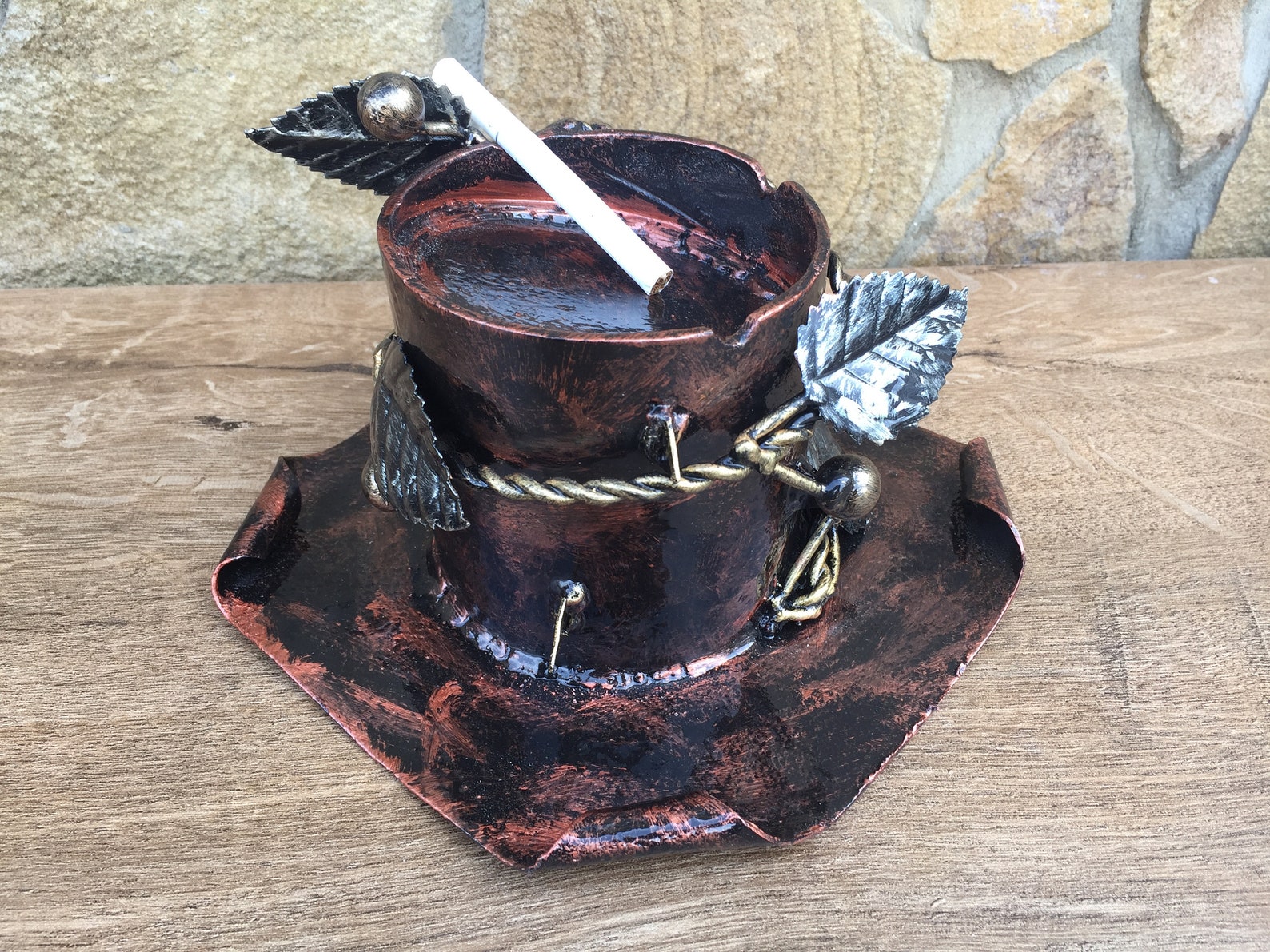 Hand Forged Ashtray Ash Tray Iron Ash Tray Iron Ashtray | Etsy