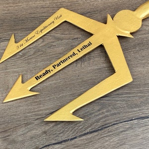 Engraved Trident, Custom Trident, Neptune Trident, Trident, Poseidon ...
