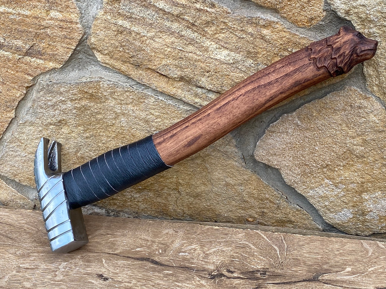 Claw Hammer Bear Carved Bear Hammer Personalized Hammer - Etsy