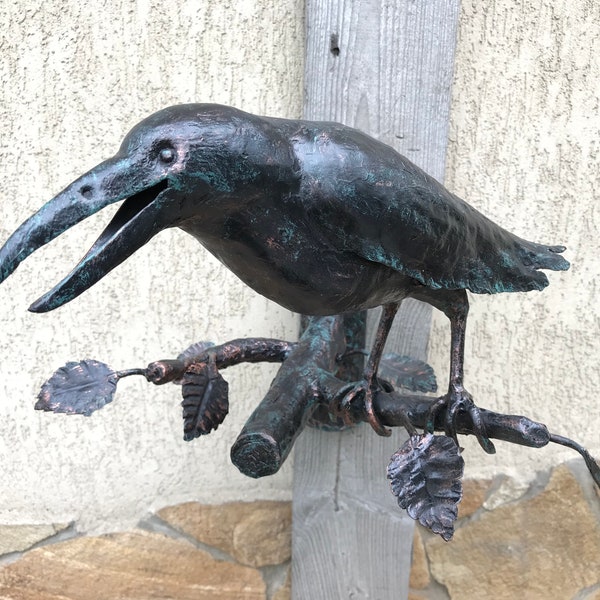 Crow Figurine - Etsy