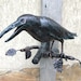Crow, Iron Crow, Metal Sculpture, Metal Figurine, Art Object, Hand ...