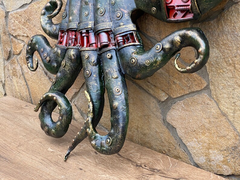 Steampunk Octopus Octopus Steampunk Ocean Decor Costal - Etsy