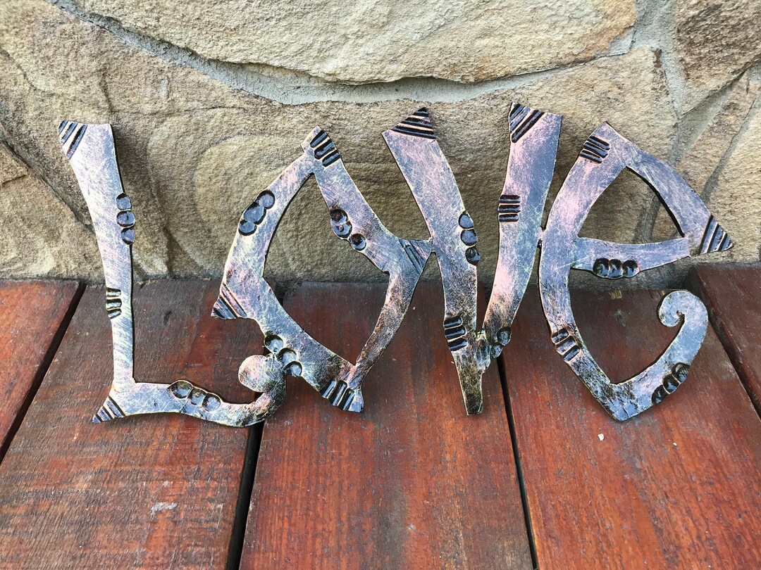 Steel Letters, Wall Decor Letters, Word Cutout, Metal Sign, Metal Wall ...
