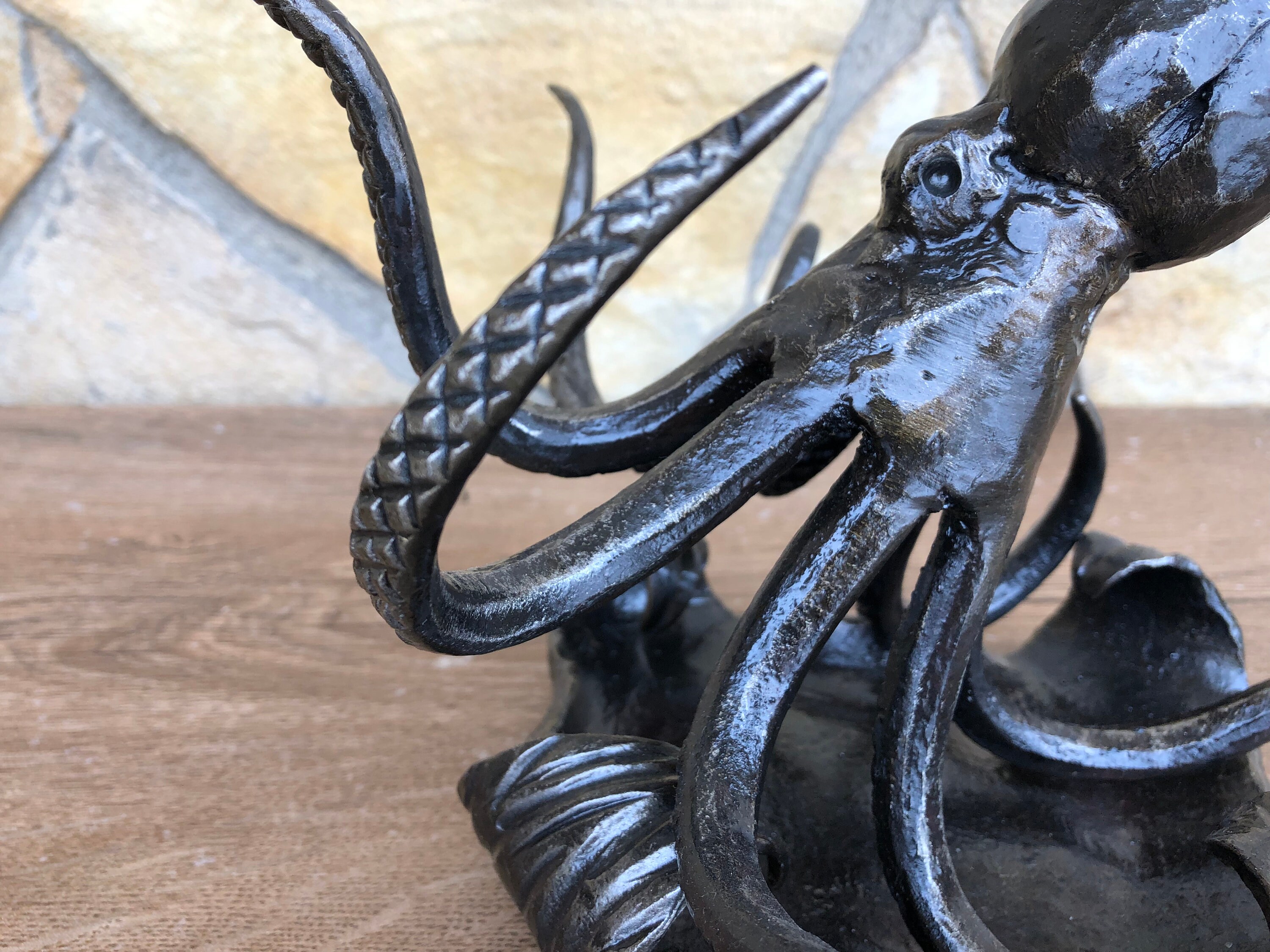 Ashtray Ash Tray Cigar Holder Octopus Art Smoker | Etsy