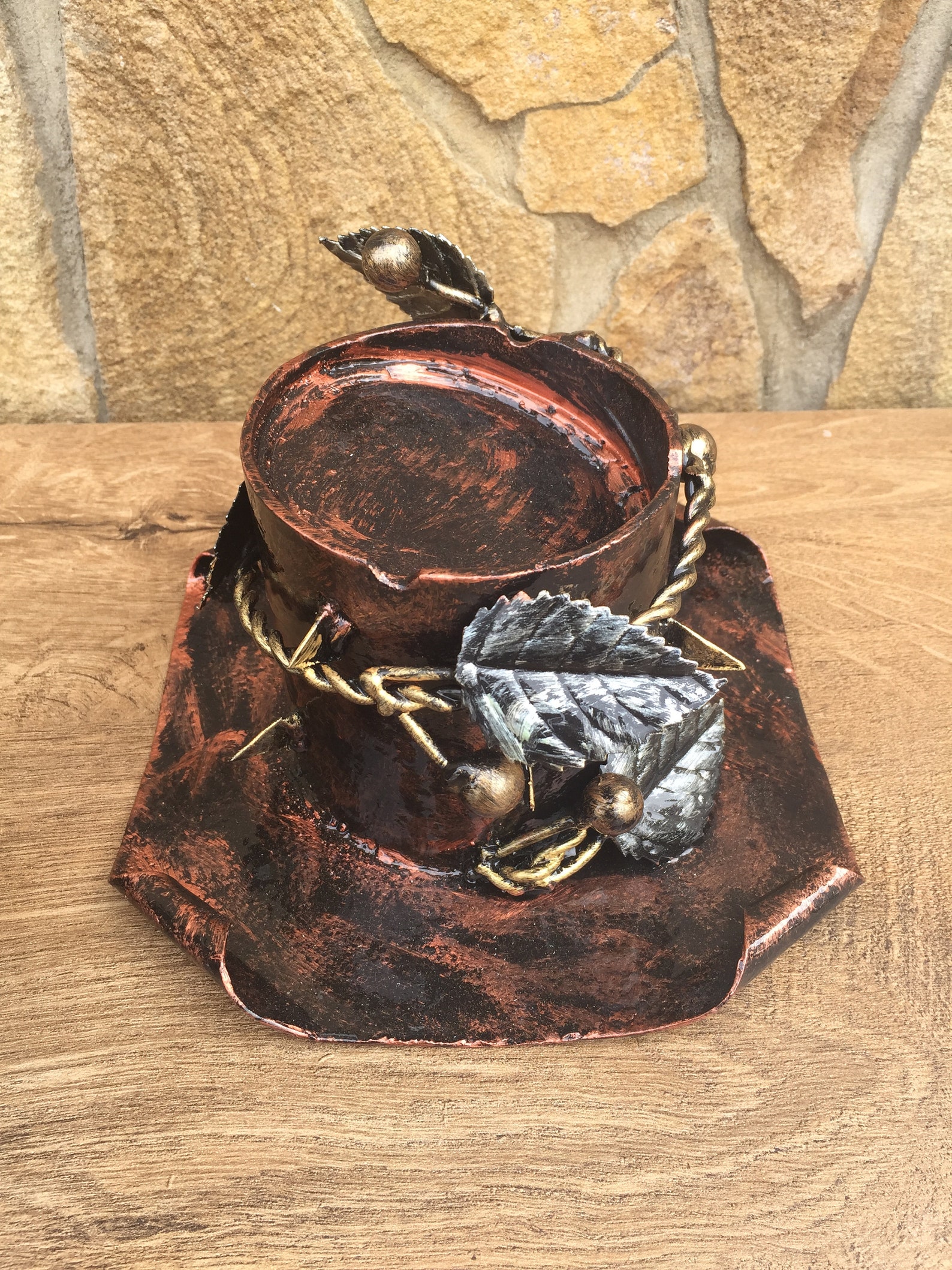 Hand Forged Ashtray Ash Tray Iron Ash Tray Iron Ashtray | Etsy