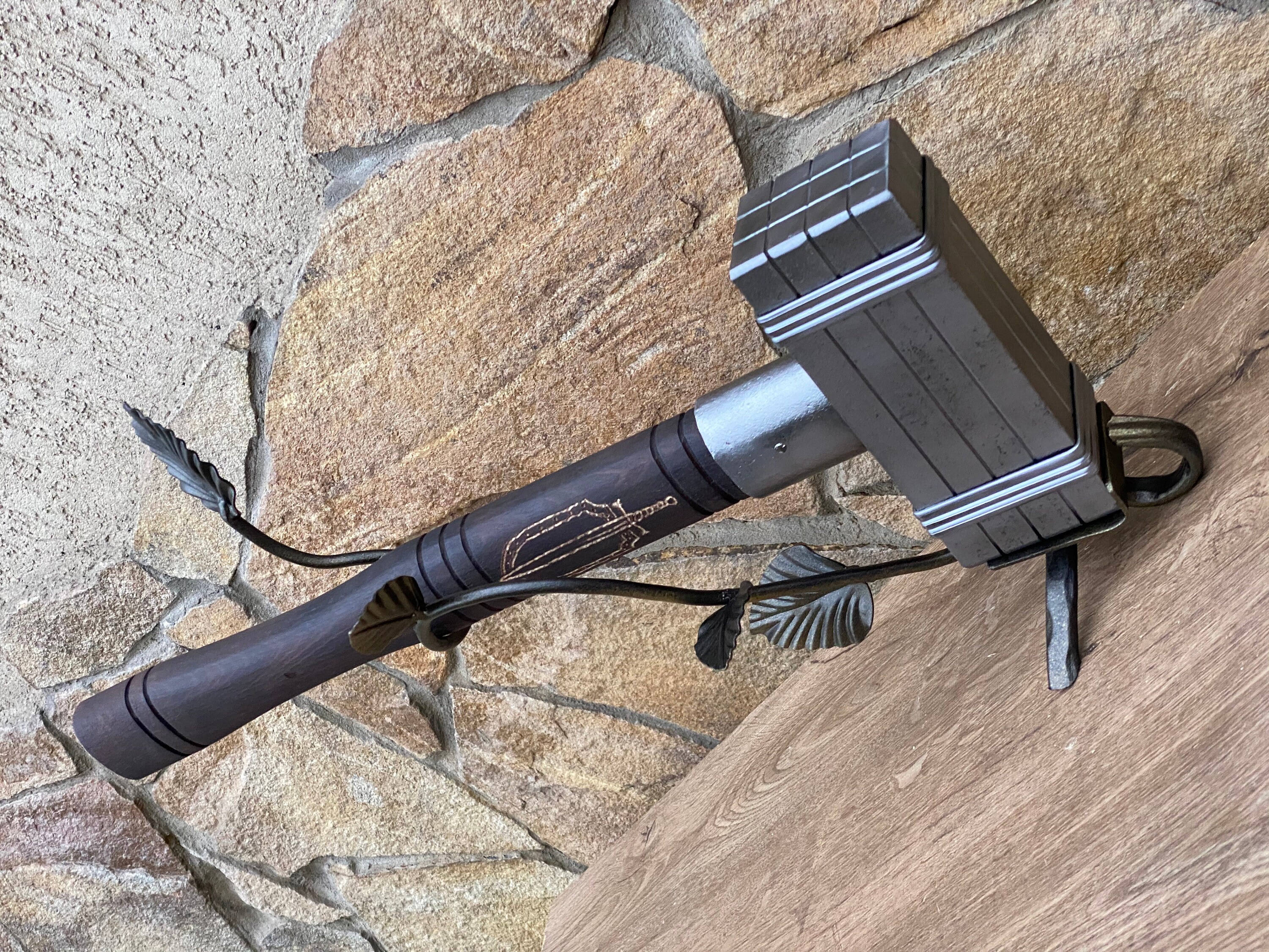 Viking Axe Hand Forged Hammer Thor Hammer Decorative | Etsy