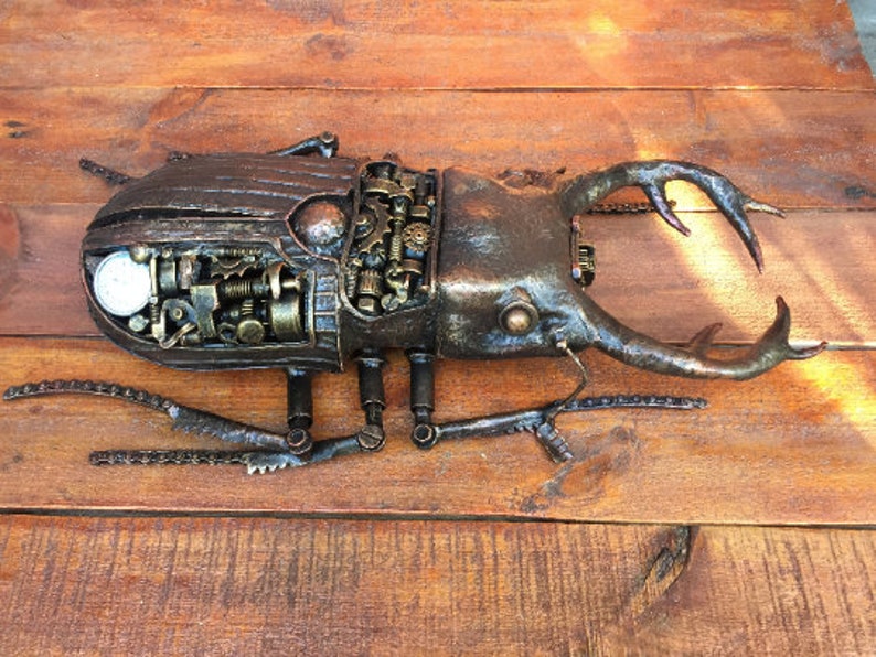Steampunk Bug Steampunk Beetle Steampunk Insect Beetle | Etsy