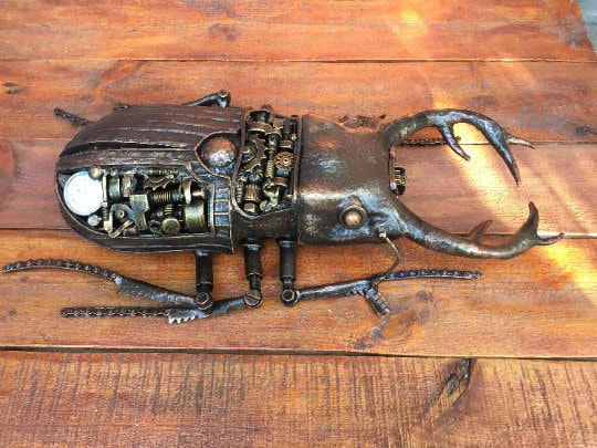 Steampunk Bug Steampunk Beetle Steampunk Insect Beetle | Etsy