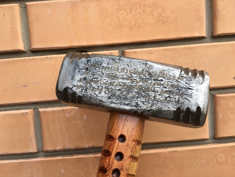 Hand Forged Hammer Blacksmith Hammer Iron Gift for Him - Etsy