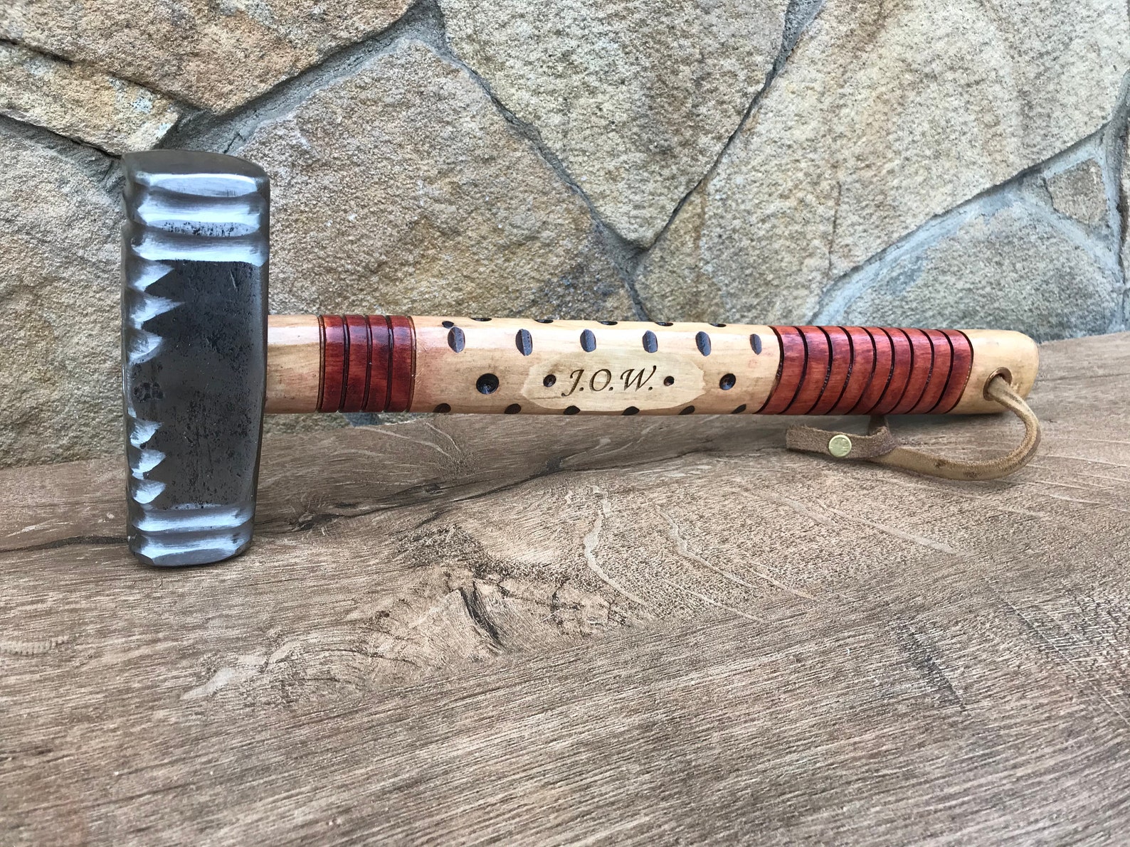 Hand Forged Hammer Blacksmith Hammer Iron Gift for Him - Etsy