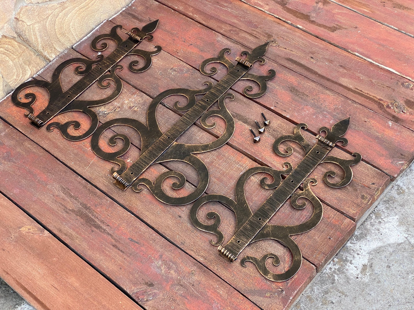 Hinge Medieval Rustic Barn Gate Strap Hinges Door Decor - Etsy