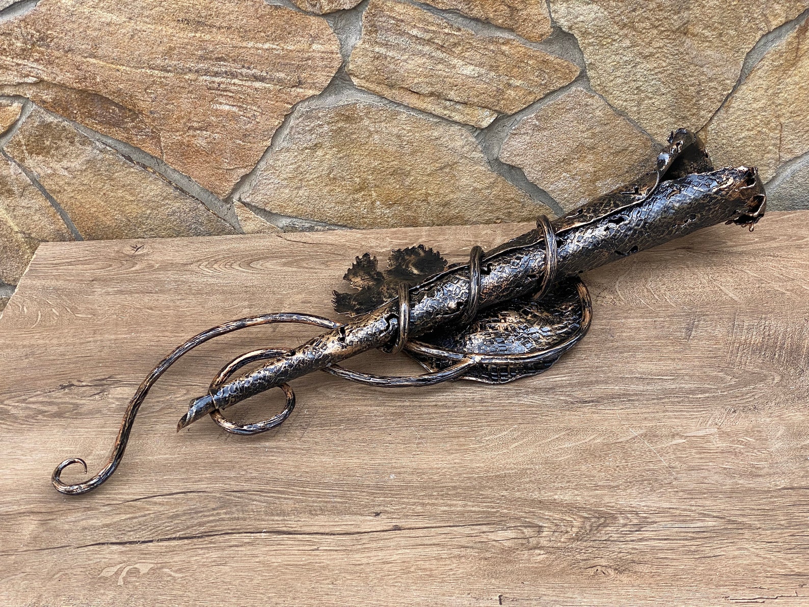 Torch Wall Sconce Candle Holder Iron Gift Restaurant Lamp - Etsy