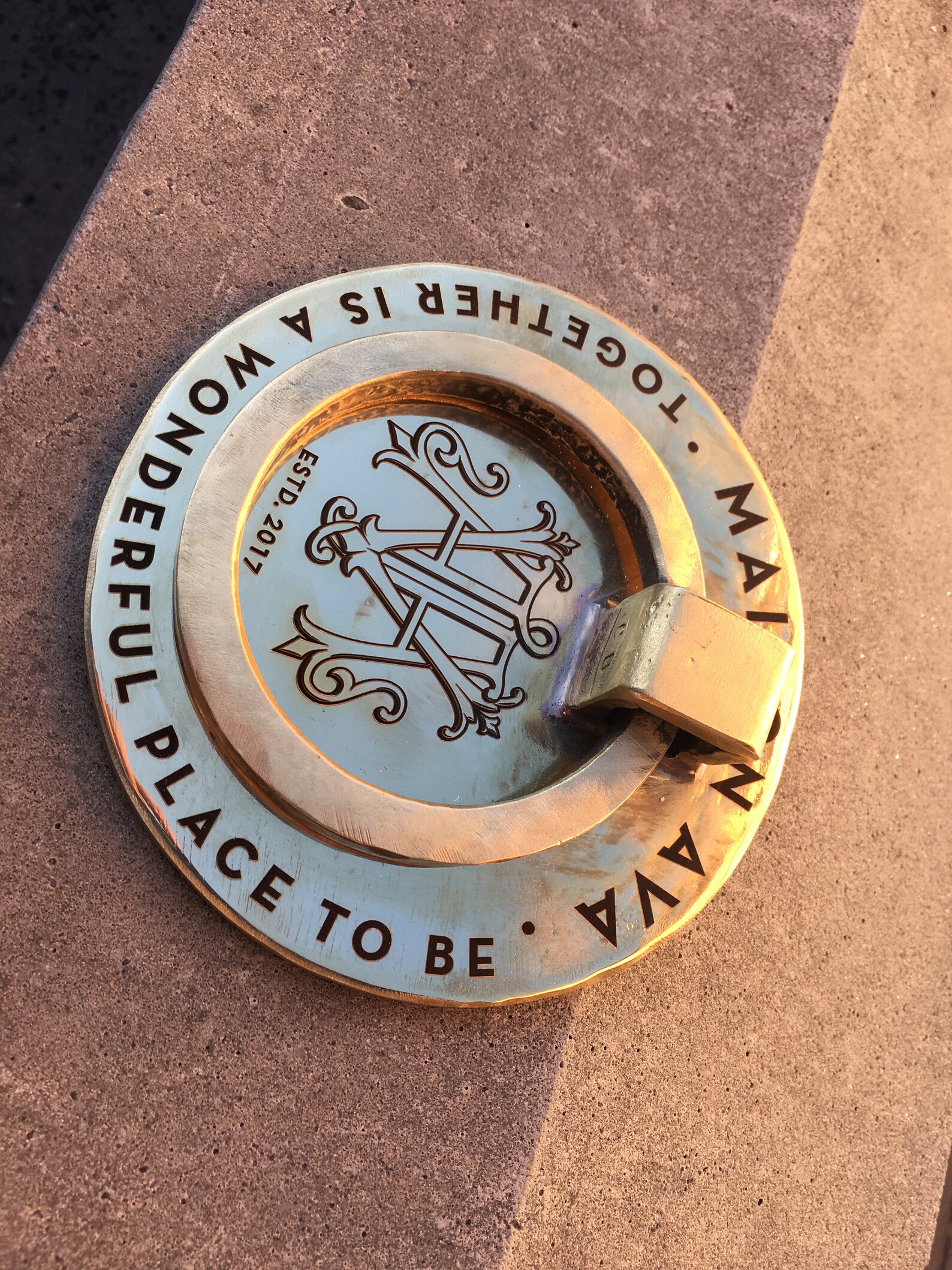 Engraved Door Knocker Personalized Door Knocker Customized | Etsy