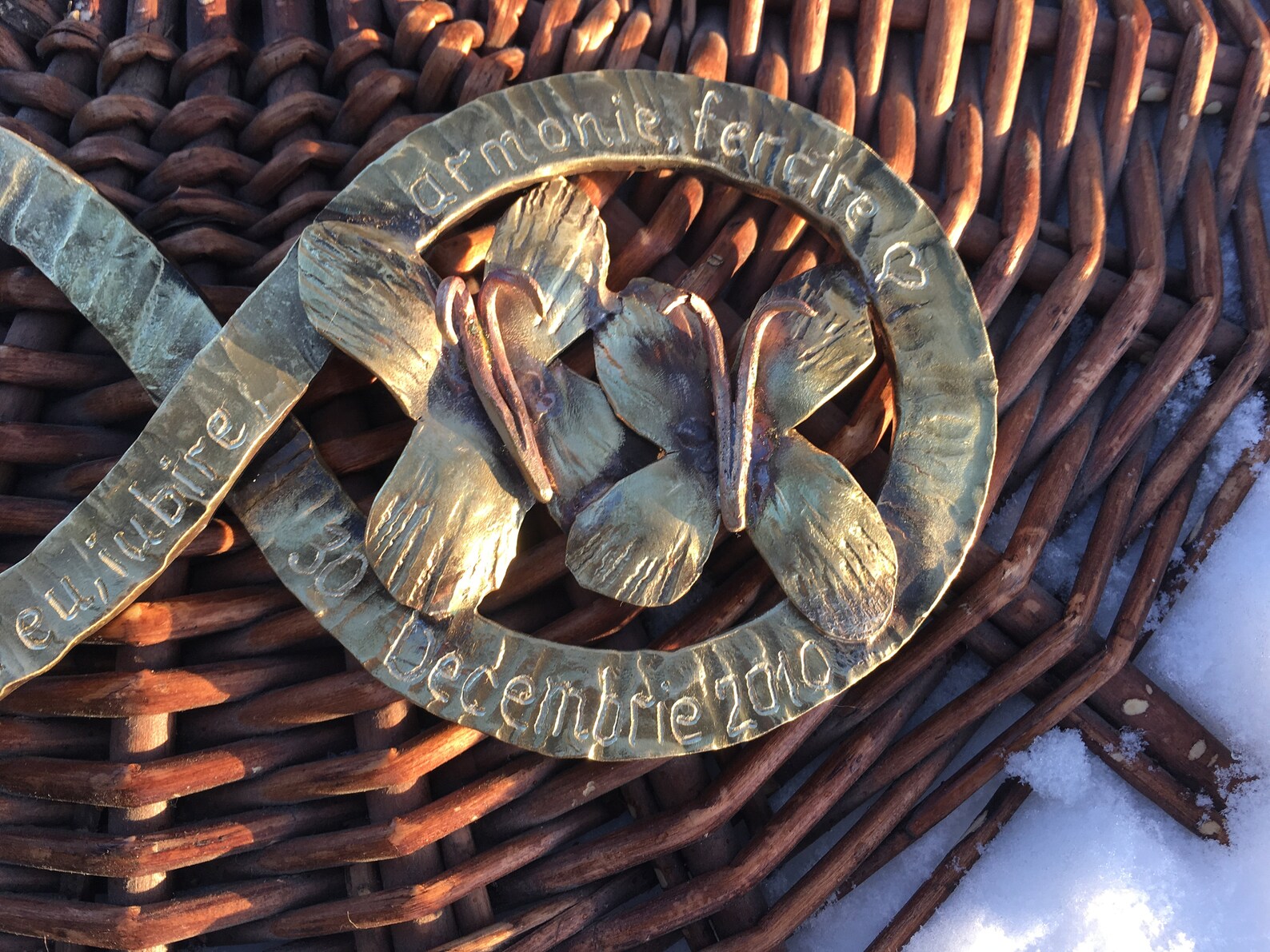 Bronze Infinity Sign Bronze Gift Bronze Gift for Her 19th - Etsy