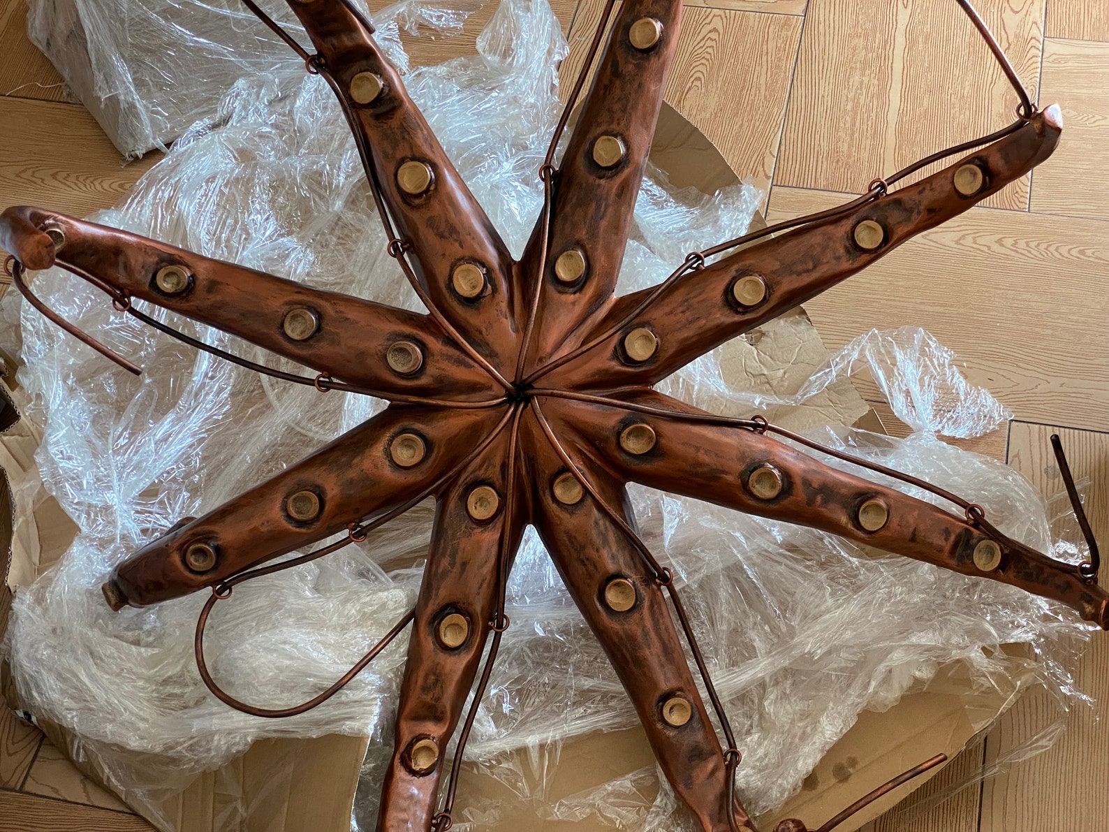 Octopus Chandelier, Octopus Art, Chandelier Light, Ceiling Light ...