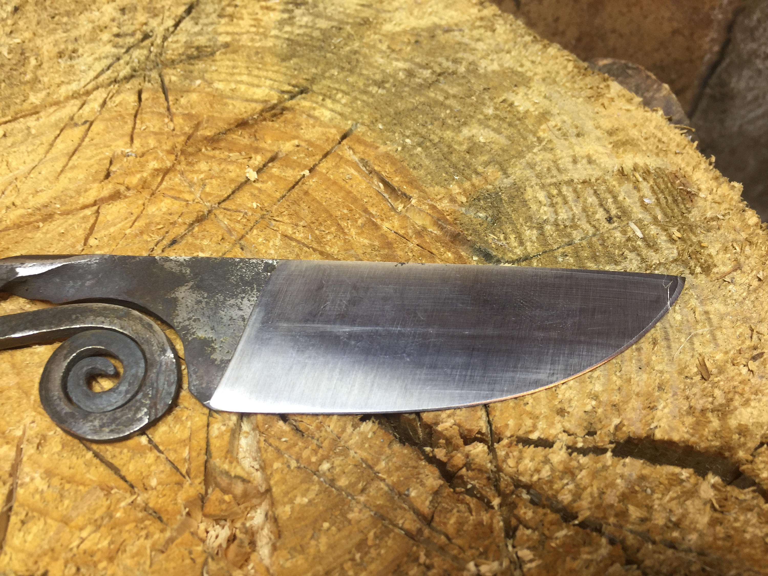 Viking Knife Hand Forged Knife Rustic Knifemedieval - Etsy