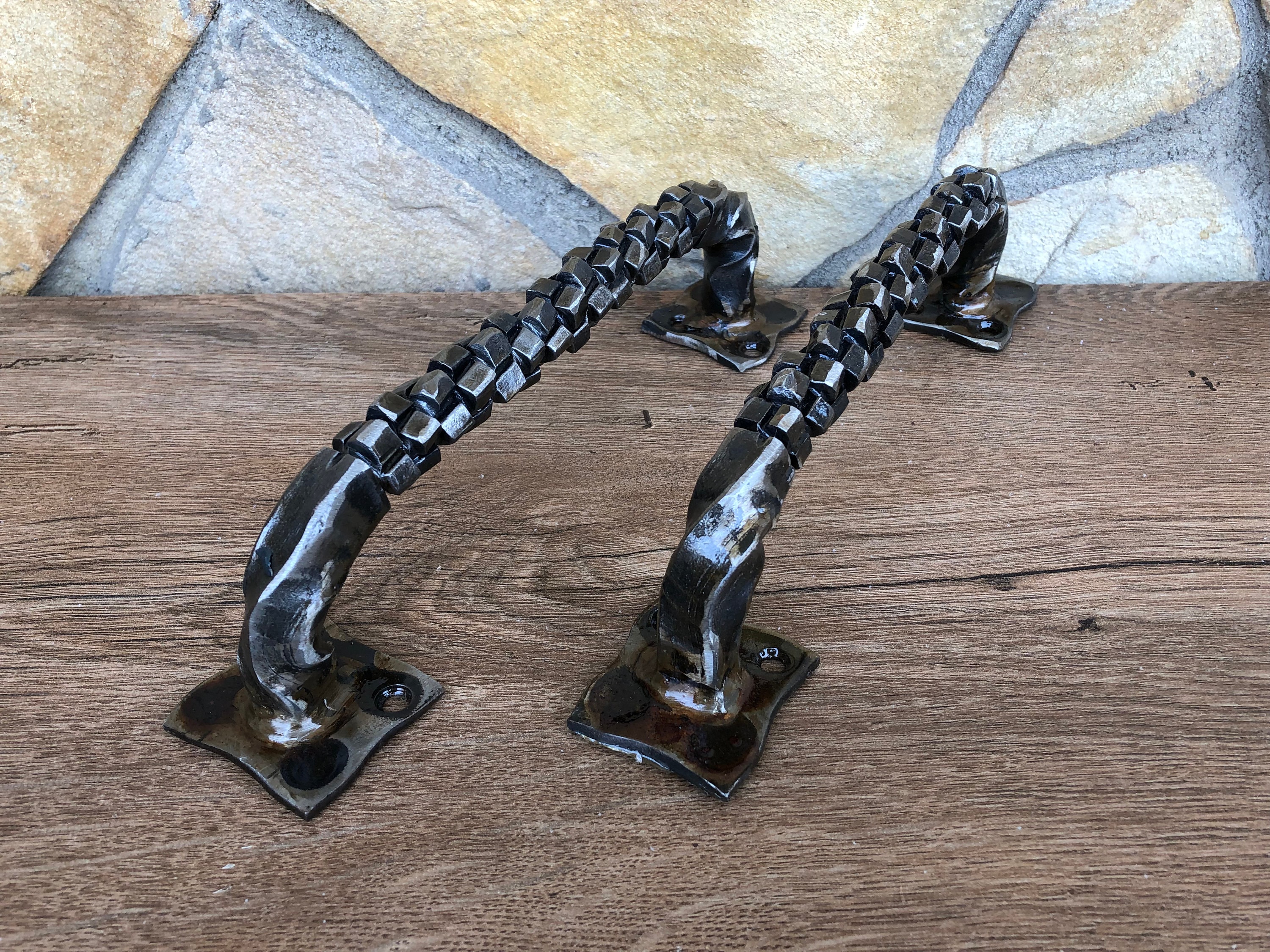 Door handle door pulls door handles metal art industrial | Etsy