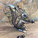 Iron Squirrel Metal Squirrel Acorn Animal Art Oak - Etsy