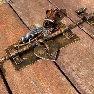 Latch, Door Latch, Rose, Flower, Wild Nature, Birthday, Door Handle ...