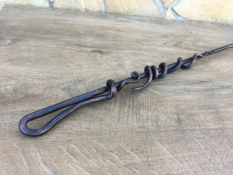 Fire Poker, Mens Gift, Manly Gift, Fireplace, Fireside, Hand Forged ...
