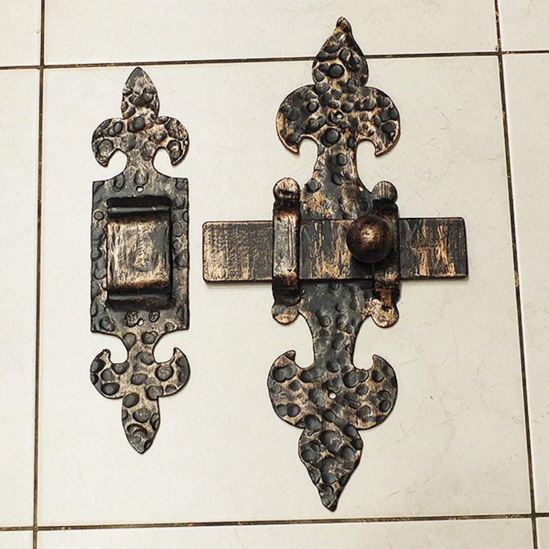 Door Latch, Gate Latch, Gate Decor, Door Lock, Latch, Floral Decor ...