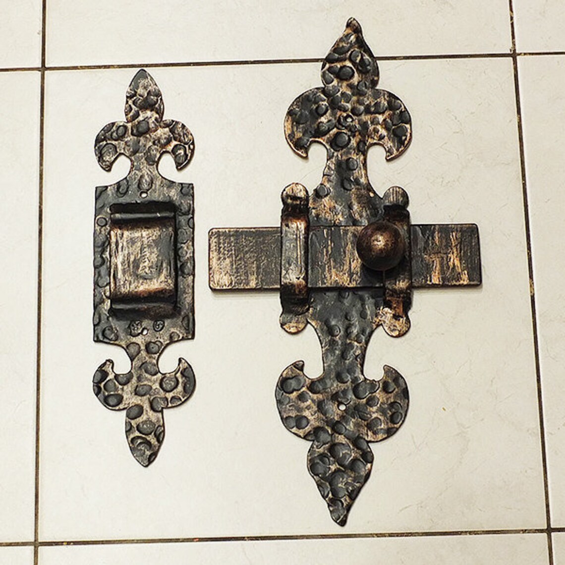 Door Latch Gate Latch Gate Decor Door Lock Latch Floral - Etsy