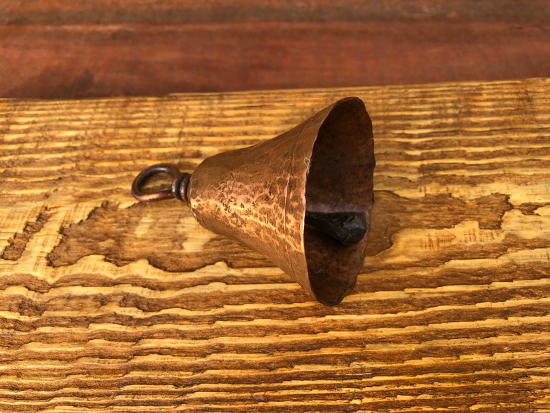 Copper Bell Handmade Copper Bell Hand Forged Copper Bell | Etsy
