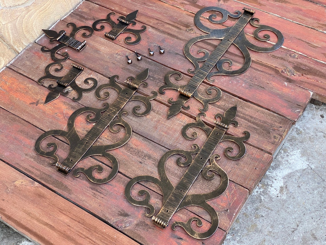 Hinge Medieval Rustic Window Grille Gate Strap Hinge - Etsy