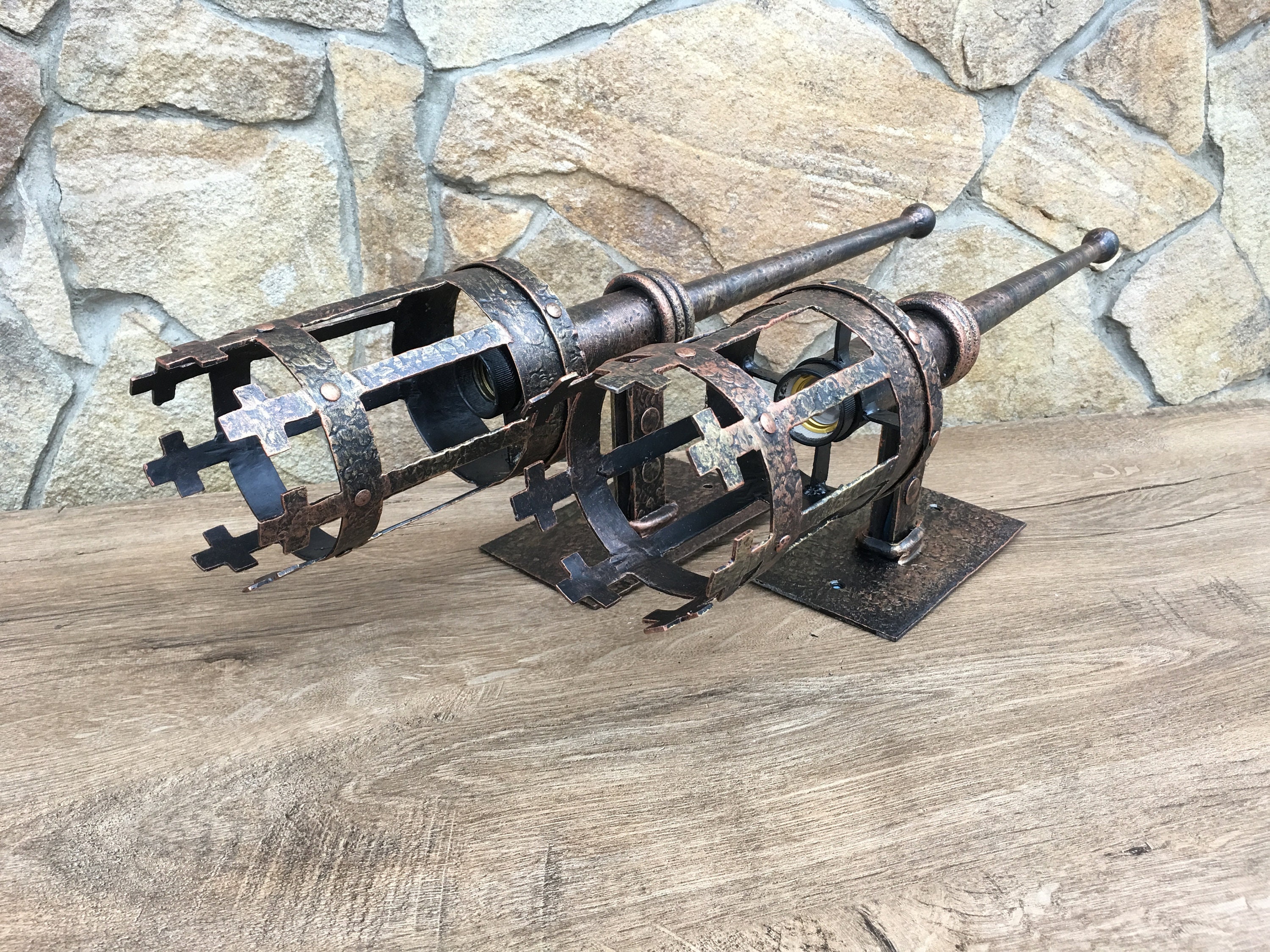 Wall Sconce Viking Lamp Viking Light Castle Light Medieval | Etsy