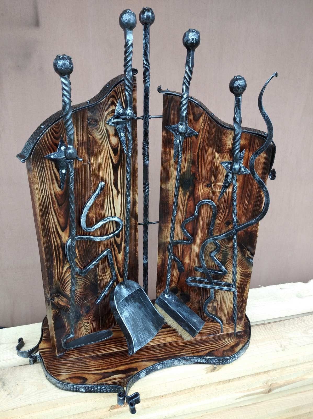 Fireplace Tools Fireplace Tool Set Fireplace Fireplace | Etsy