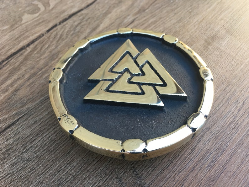 Runic buckle Valknut buckle viking buckle mens buckle belt | Etsy