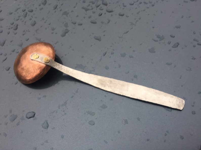 Medieval Scoop Mid Century Spoon Copper Spoon Viking Spoon | Etsy