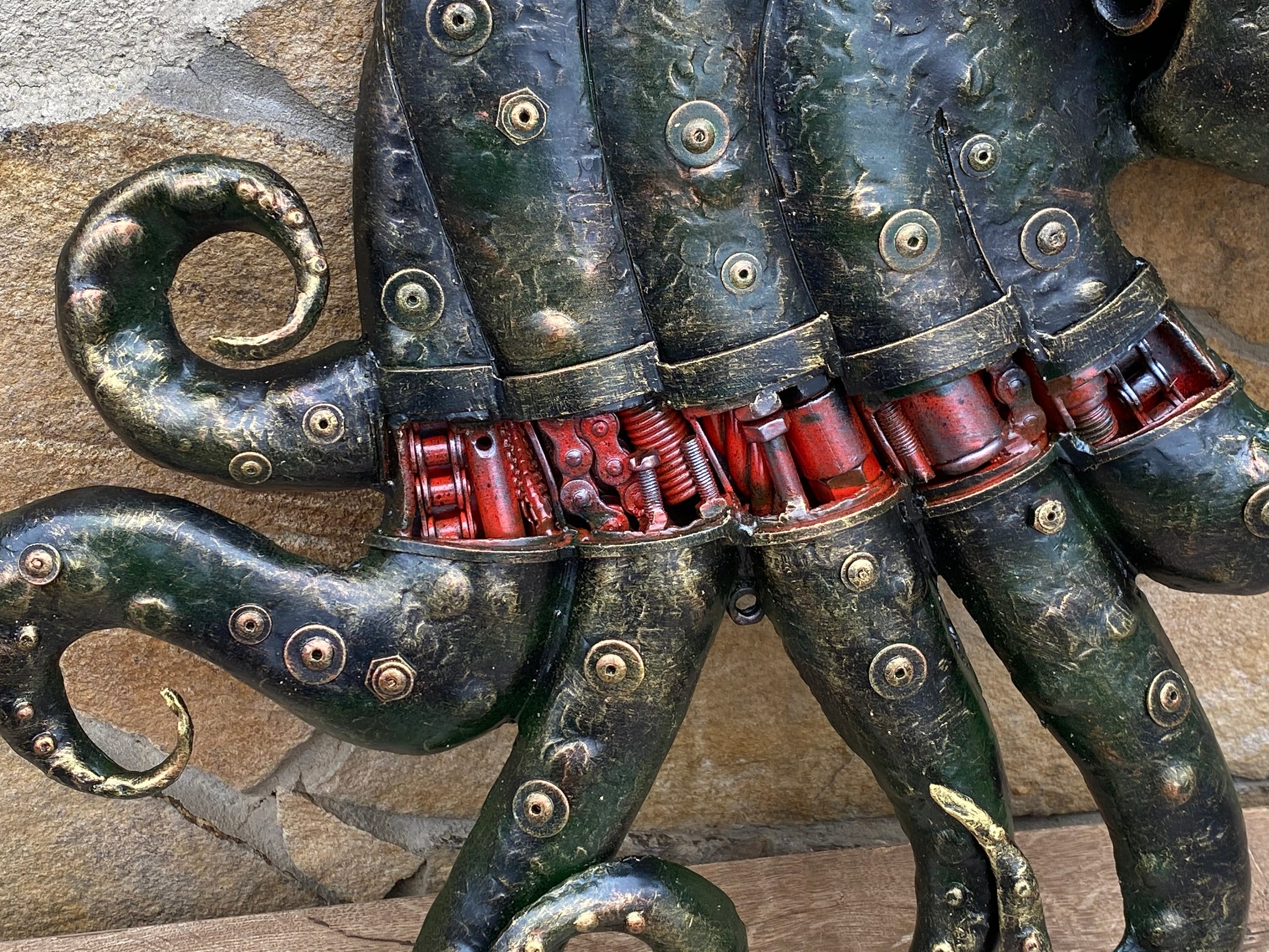 Steampunk Octopus Octopus Steampunk Ocean Decor Costal - Etsy