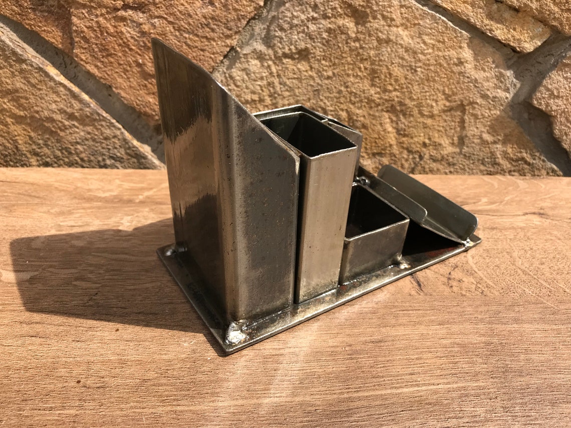 Desk Organizer Metal Desk Organizer Iron Desk Organizer | Etsy
