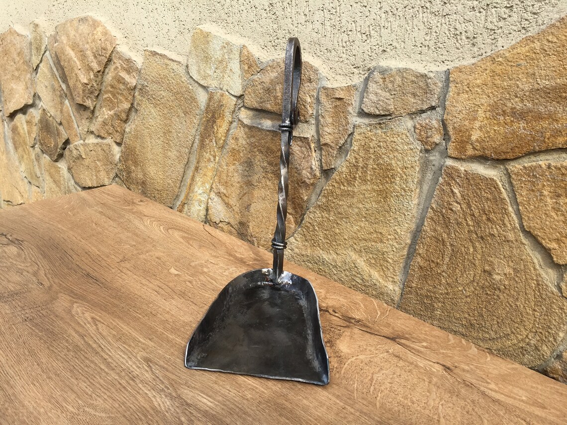 Hand Forged Fire Shovel Fireplace Shovel Ash Shovel Wrought - Etsy