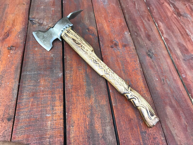 Viking Axe Viking Hatchet Tomahawk Mens Gifts Medieval - Etsy