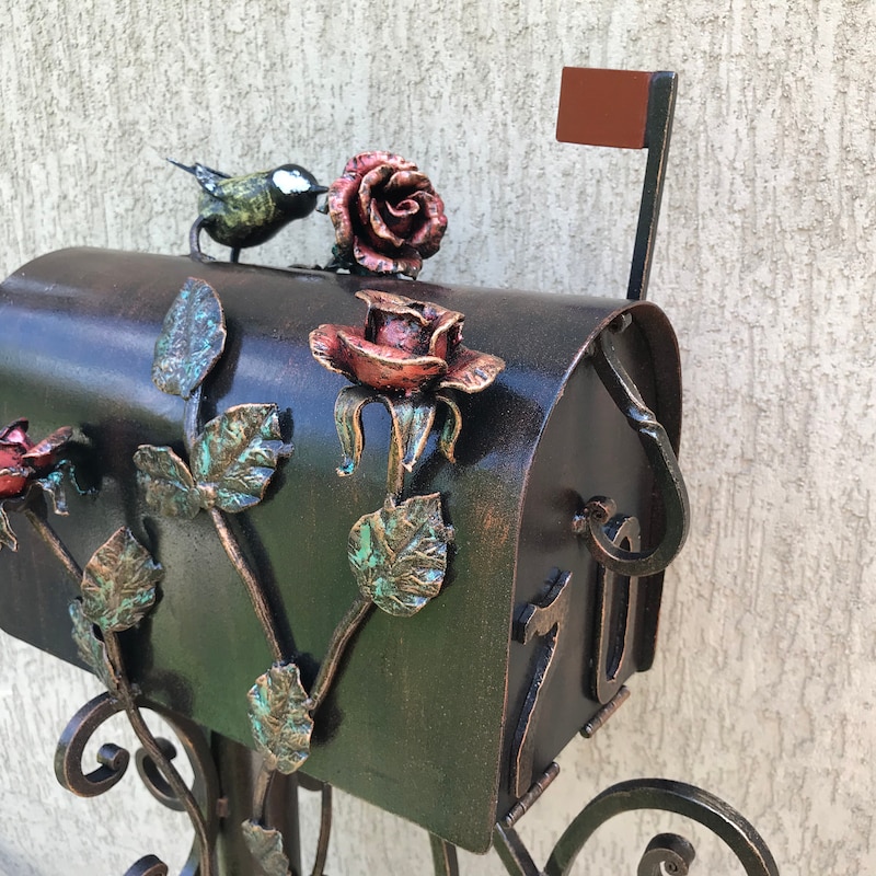 Copper Mailbox - Etsy
