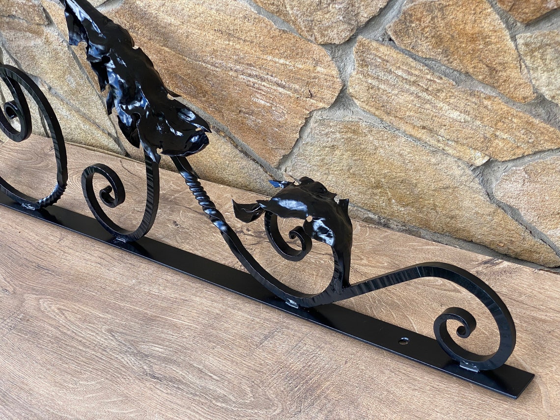 Scroll Bracket Sign Bracket Hand Forged Bracket Room Sign - Etsy