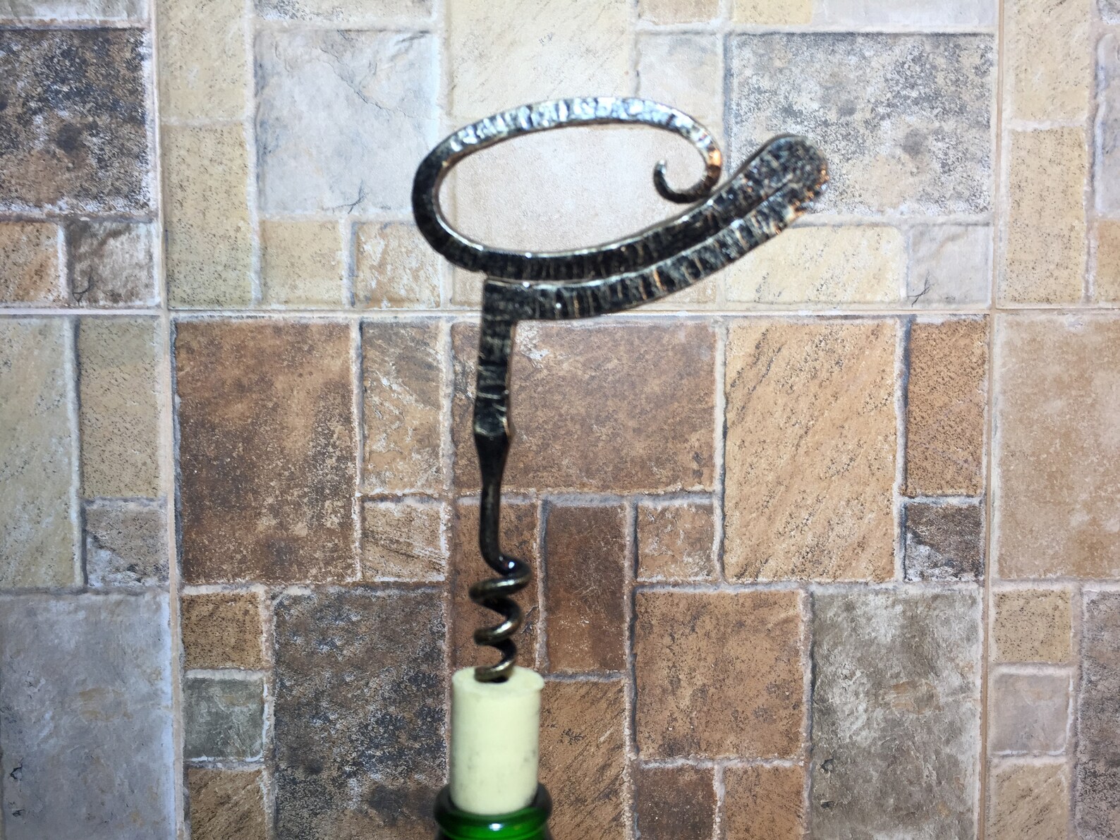 Hand Forged Bottle Openercorkscrew Hand Forged Corkscrew | Etsy