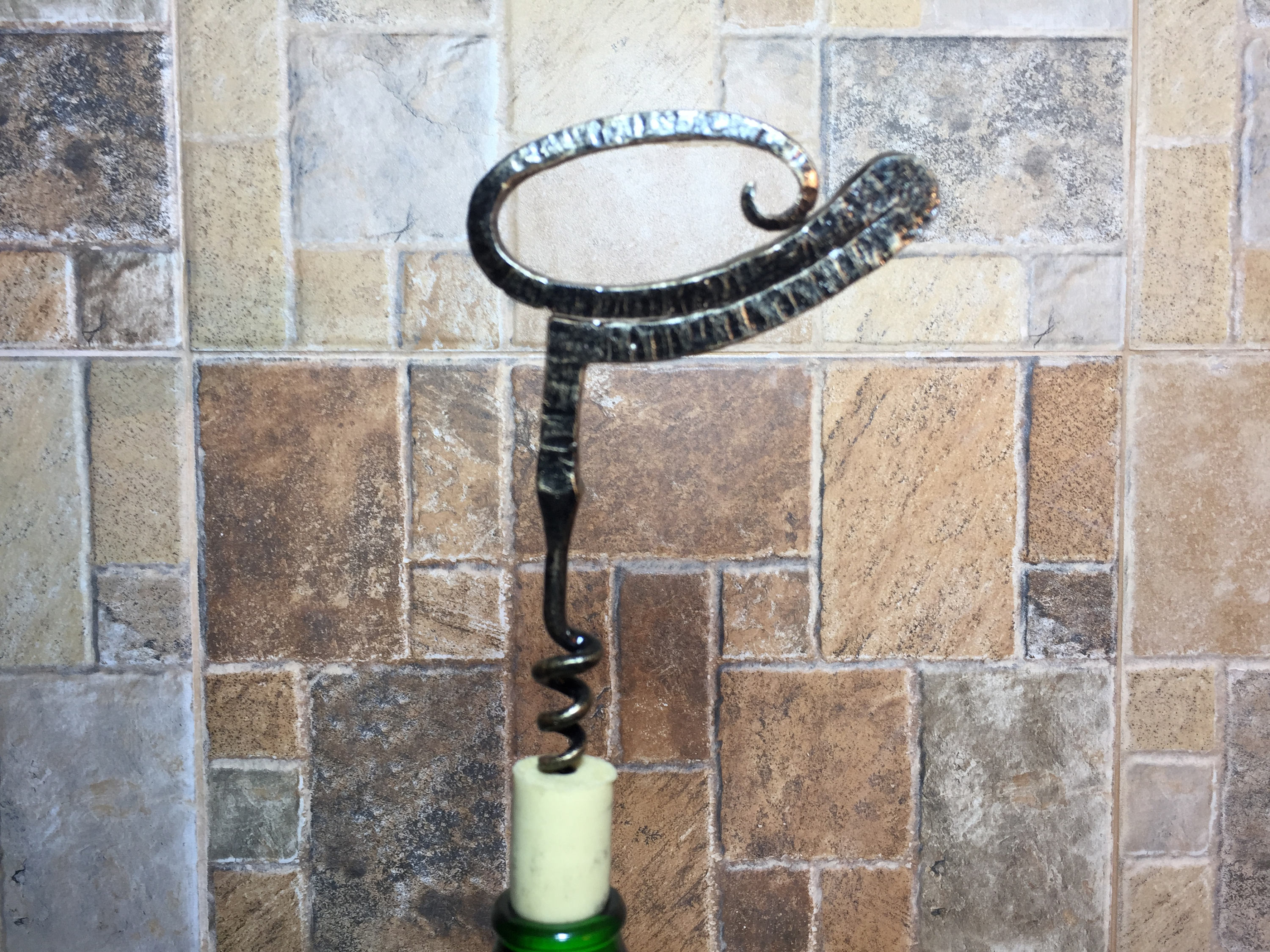 Hand Forged Bottle Openercorkscrew Hand Forged Corkscrew | Etsy