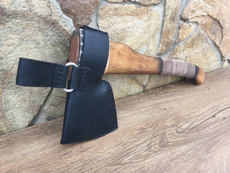 Viking Axe Leather Sheath Tomahawk Hatchet Gift for Men | Etsy