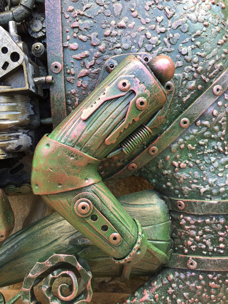 Steampunk metal sculpture junk art steampunk furniture | Etsy