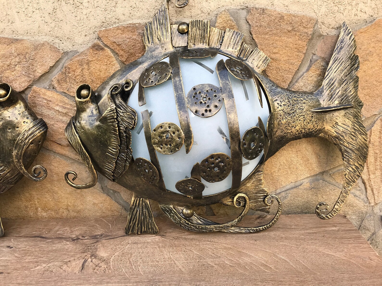 Wall Sconce Fish Themed Gifts Fish Light Sconce Wall - Etsy