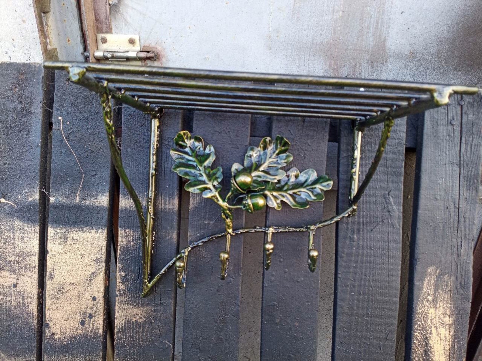 Wall rack rack hooks rack with hooks hanger entryway | Etsy