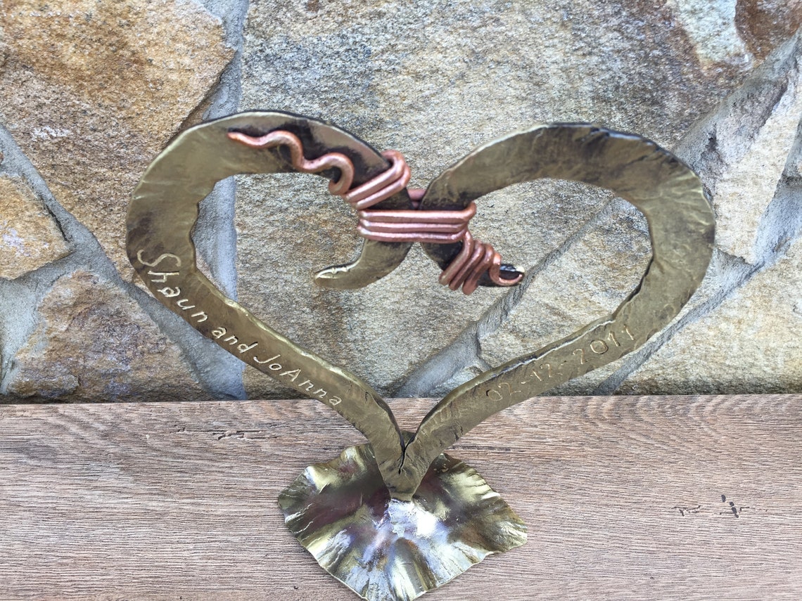 Bronze Gift Unique Wedding Gift Wedding Gifts 8th | Etsy