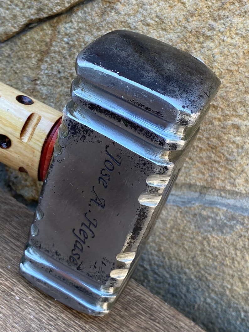 Hand Forged Hammer Blacksmith Hammer Iron Gift for Him - Etsy